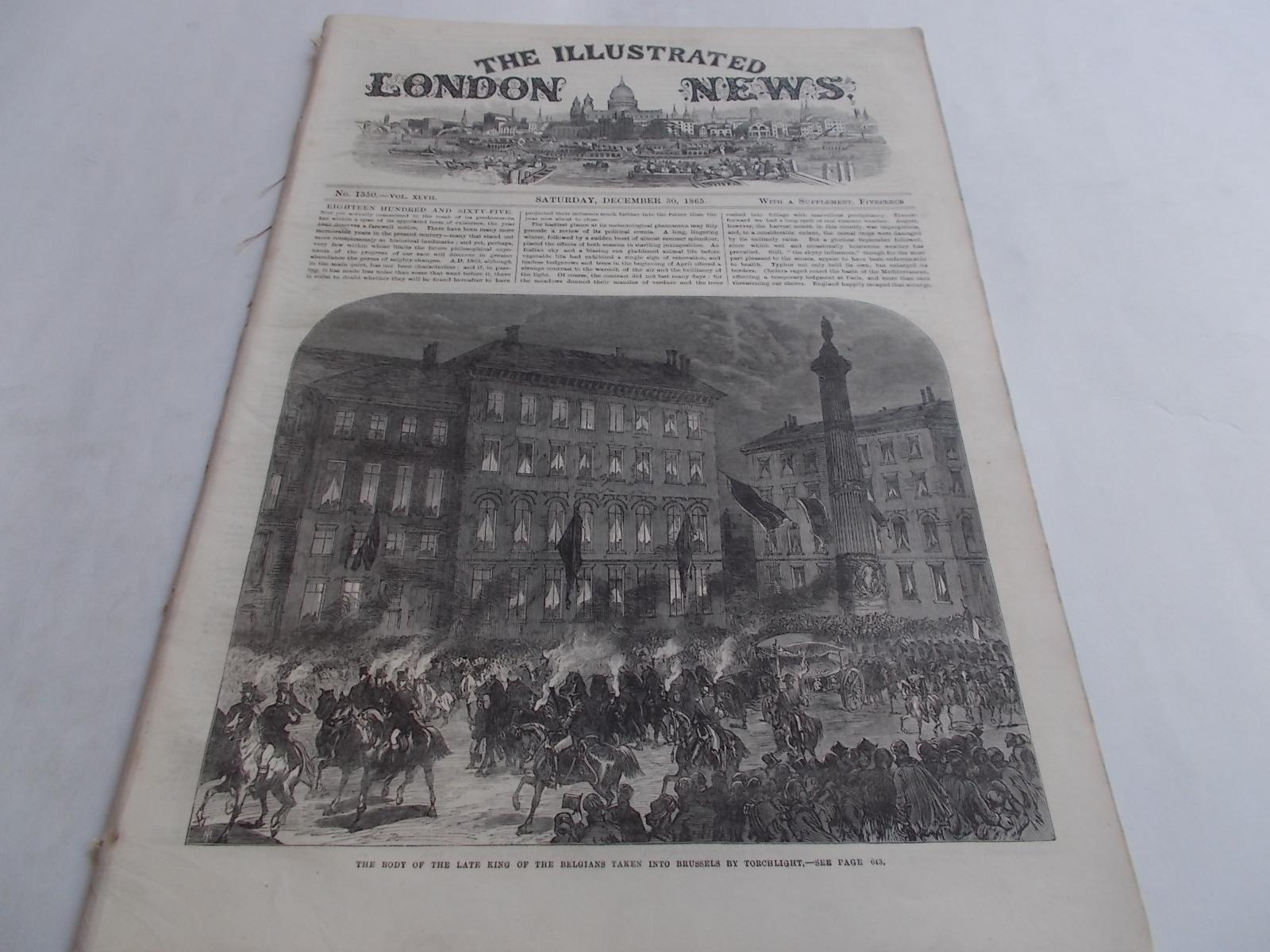 The Illustrated London News (December 30, 1865, Vol. XLVII, No. 1350 ...