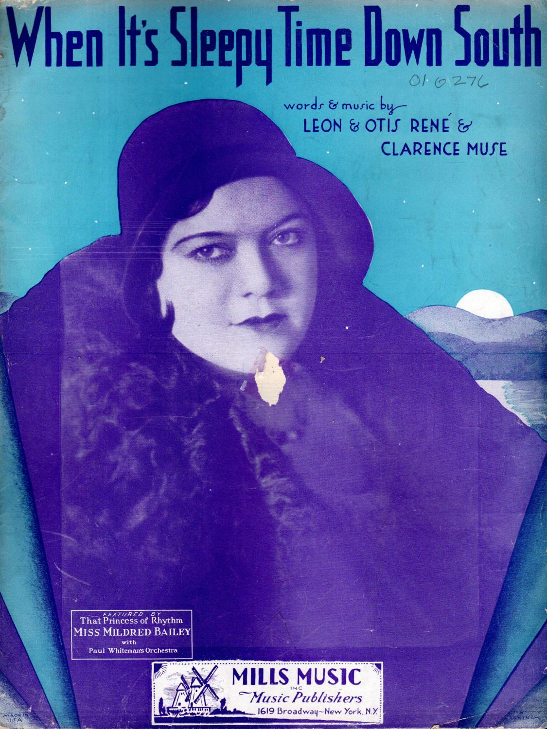 When It's Sleepy Time Down South (SHEET MUSIC) by Rene, Leon & Otis ...