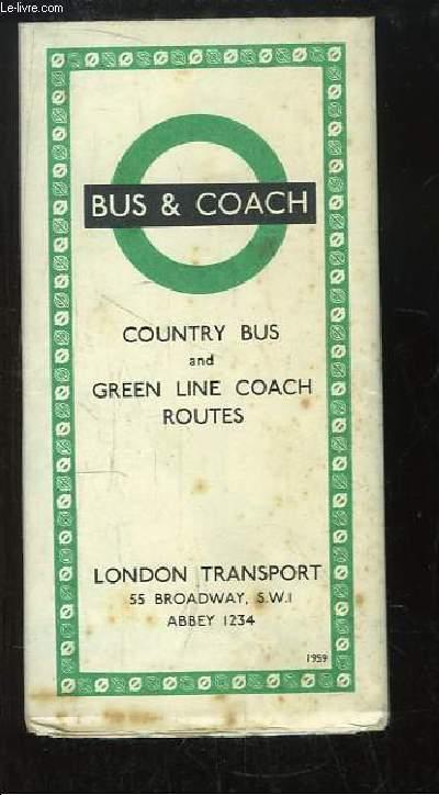 Bus & Coach. Country Bus and Green line coach, Routes. von COLLECTIF ...