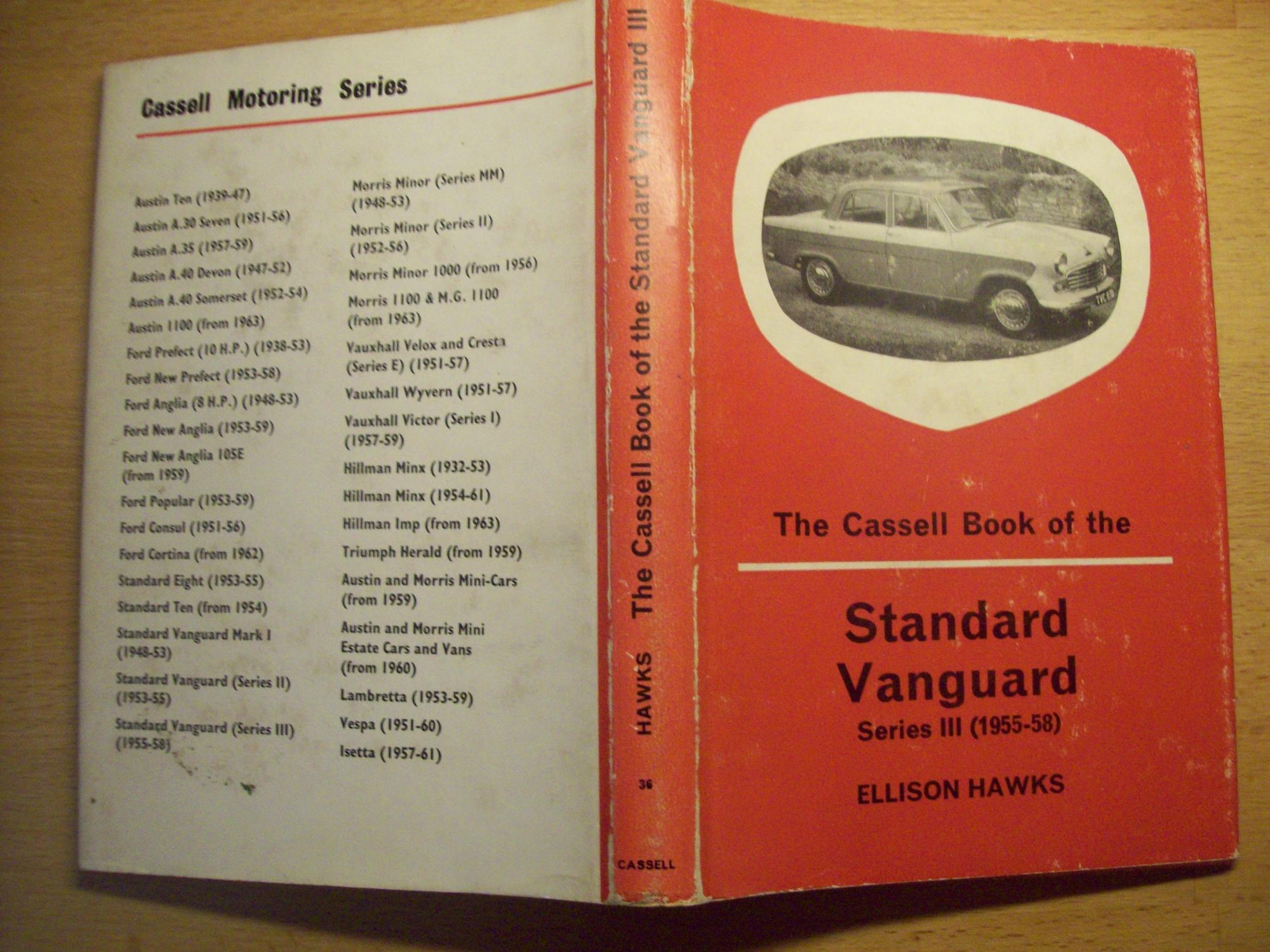 The Cassell Book of the Standard Vanguard Series 111 [1955-58] by Hawks ...