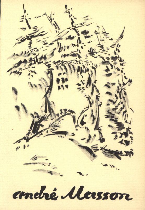 Andre Masson. Recent Work and Earlier Paintings. Exhibition April 7 ...