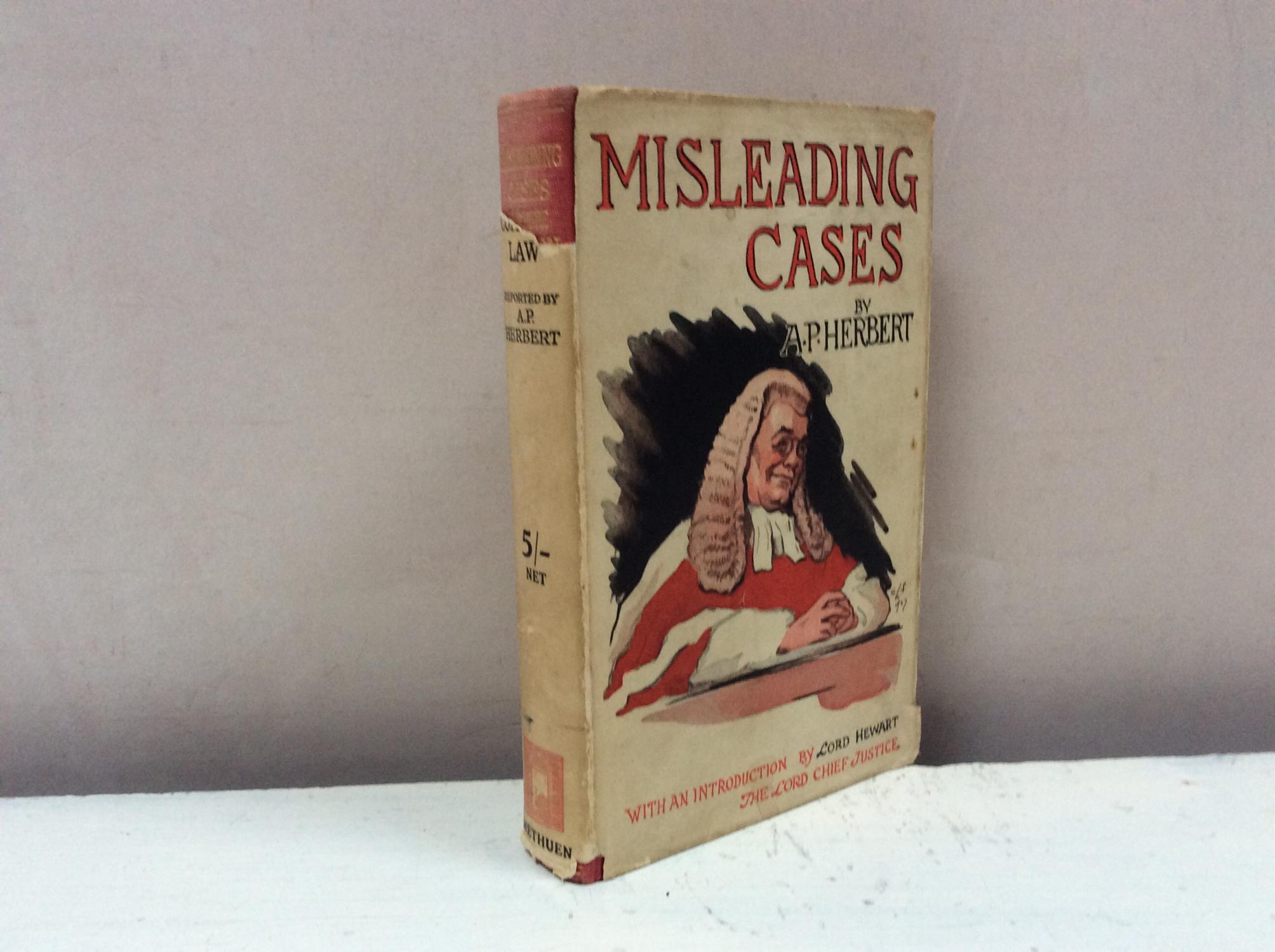 Misleading Cases in the Common Law de A. P. Herbert: Good Hardcover ...
