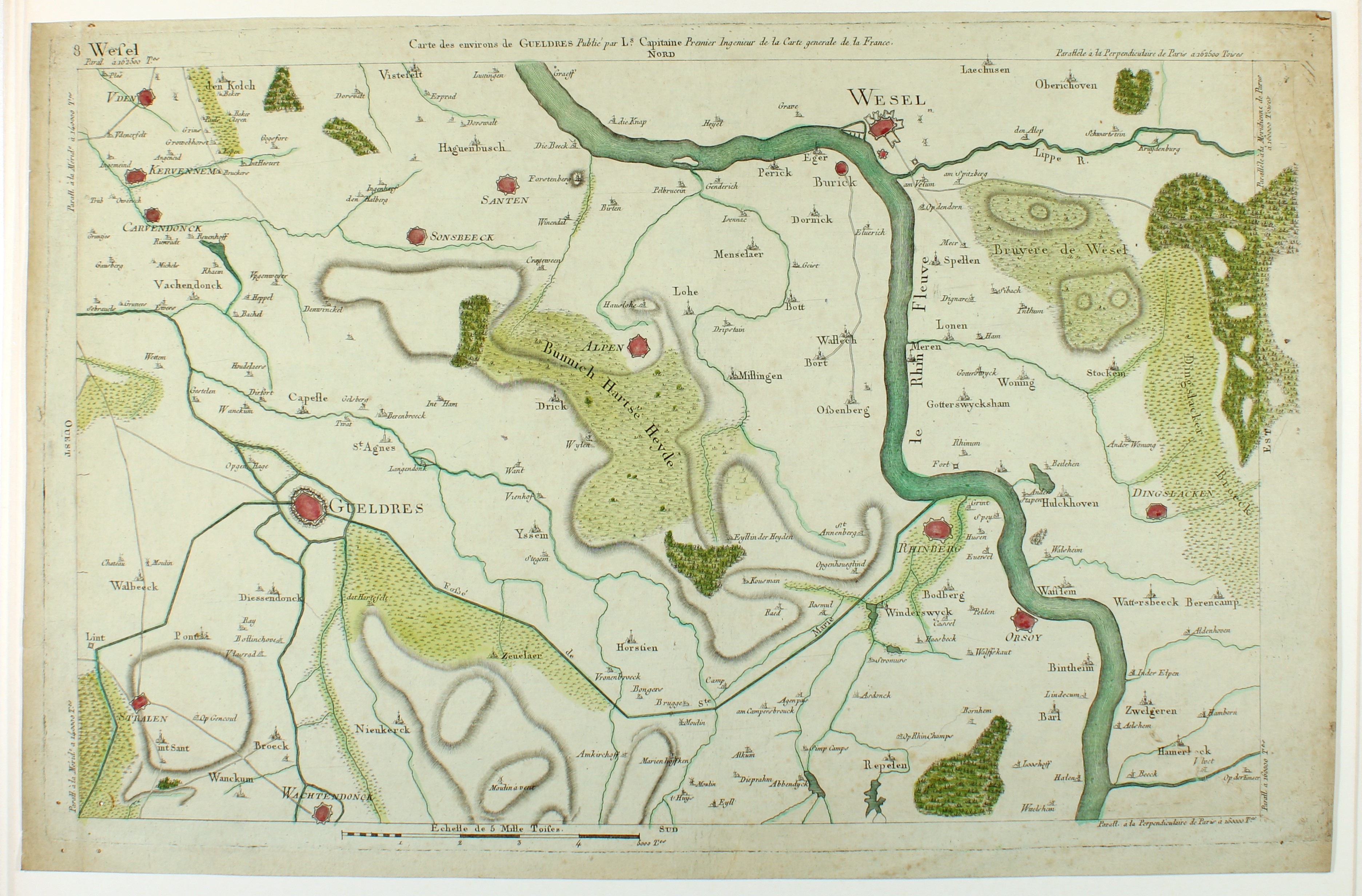 "8. Wesel". by Wesel -: Map | Antiquariat Peter Fritzen