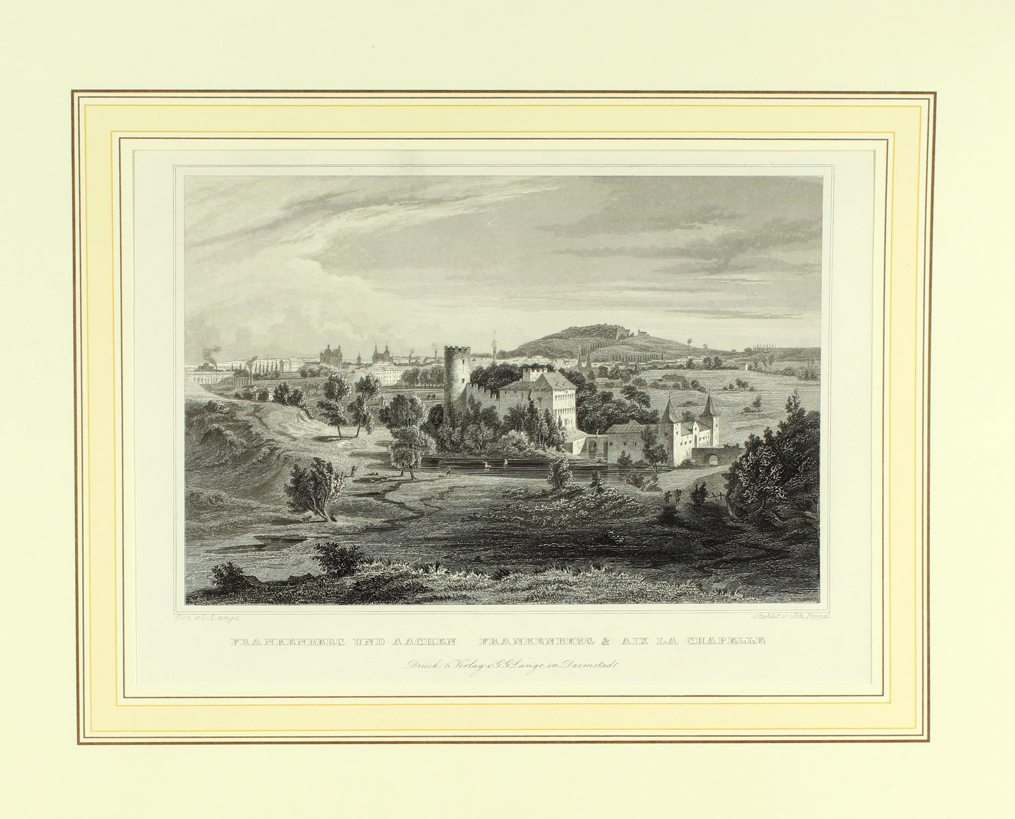 Frankenberg und Aachen. Frankenberg & Aix la Chapelle. von Aachen ...