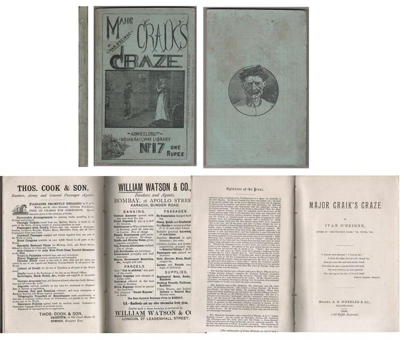 MAJOR CRAIK'S CRAZE No 17 in the Indian Railway Library. de O'BEIRNE ...