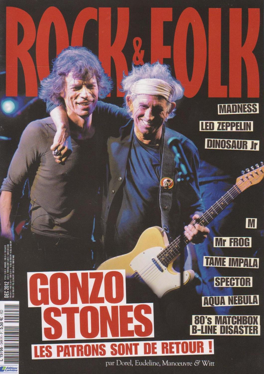 Magazine Rock & Folk n°544, décembre 2012 (The Rolling Stones) by ...
