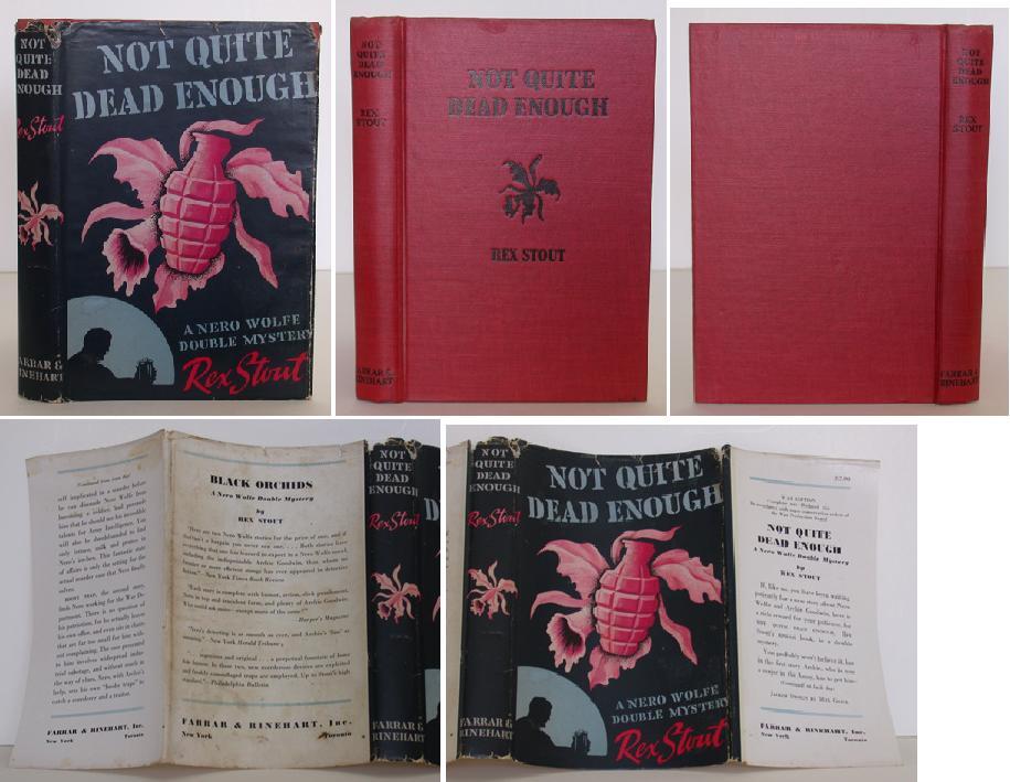Not Quite Dead Enough by Stout, Rex: Very Good Hardcover (1944) 1st ...