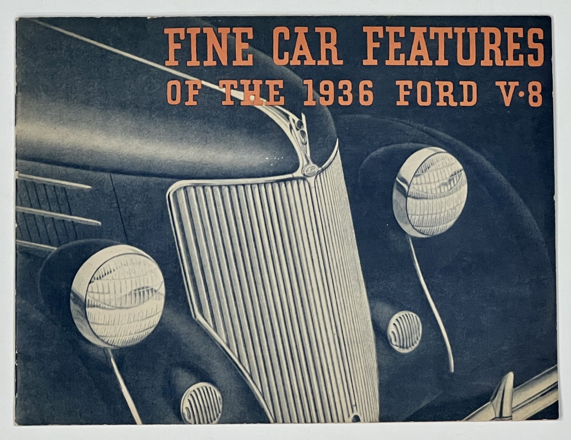 FINE CAR FEATURES Of The 1936 Ford V-8. "Fine Car Engine, Fine Car ...