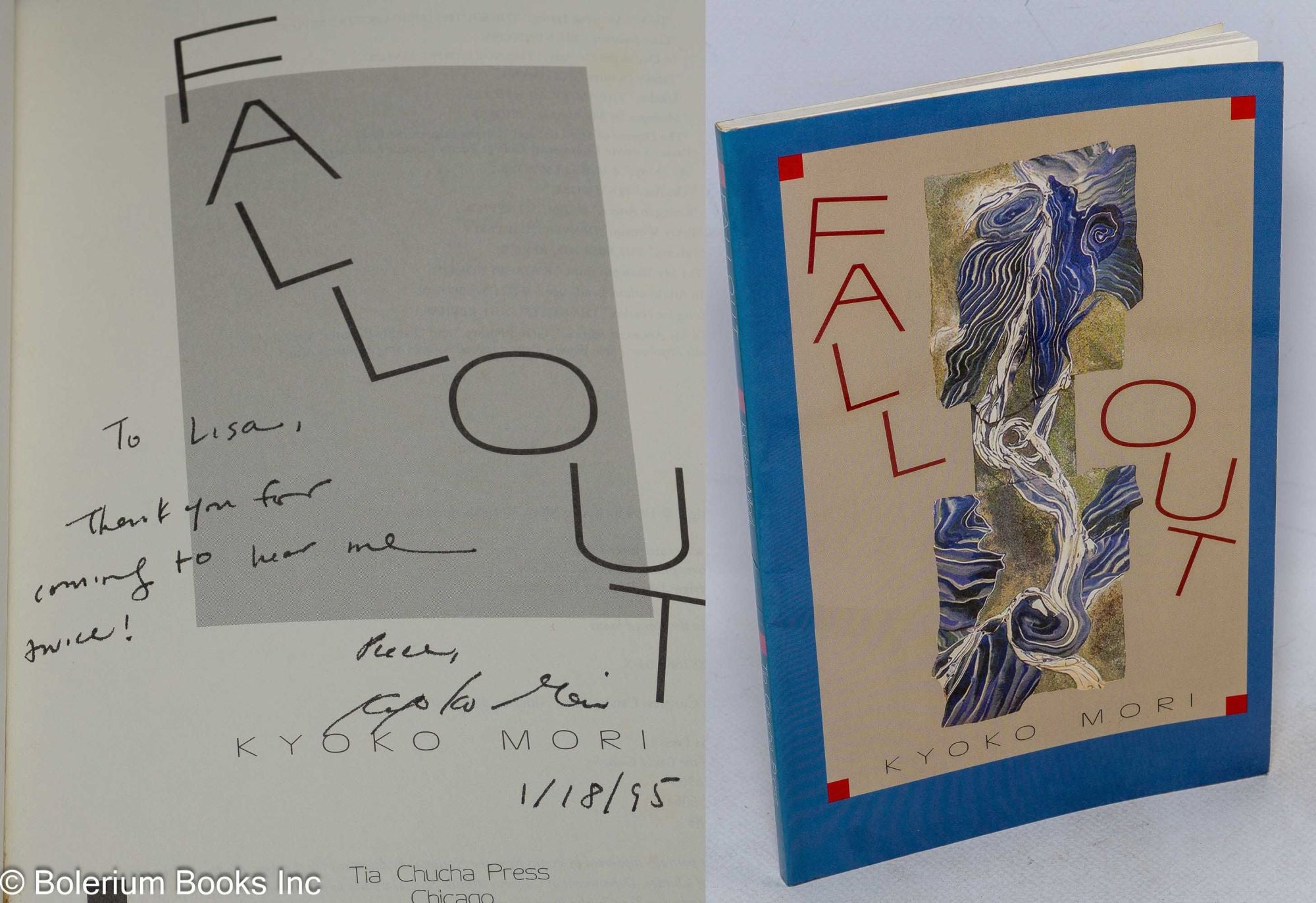 Fallout by Mori, Kyoko: Paperback (1994) Signed by Author(s) | Bolerium ...