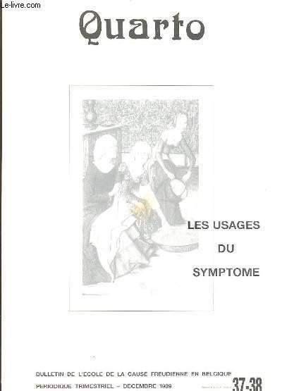 Bulletin De L Ecole De La Cause Freudienne En Blegique N° 37 38