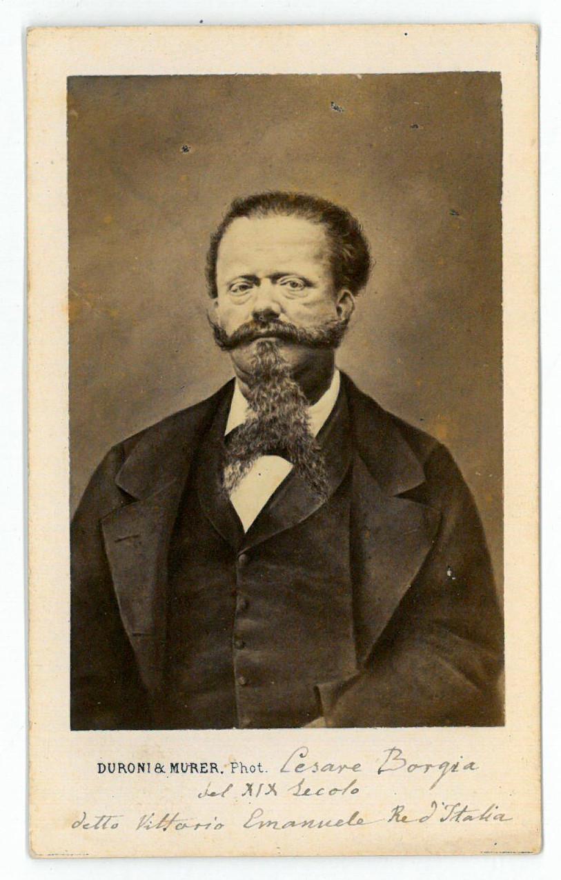 Originalportraitphotographie. de Viktor Emanuel II., König von Italien ...