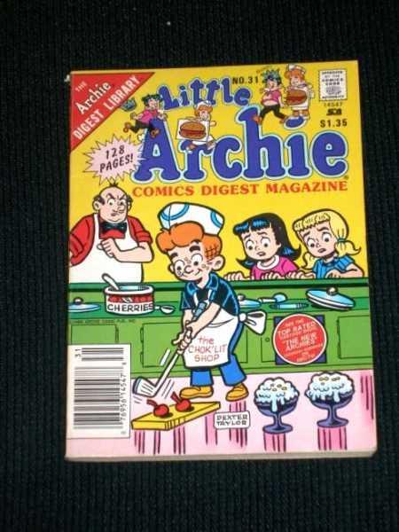 Little Archie Comics Digest Magazine No. 31 by Various / Unstated ...