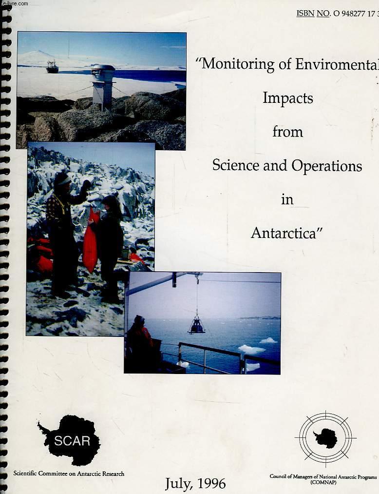 MONITORING OF ENVIRONMENTAL IMPACTS FROM SCIENCE AND OPERATIONS IN ...