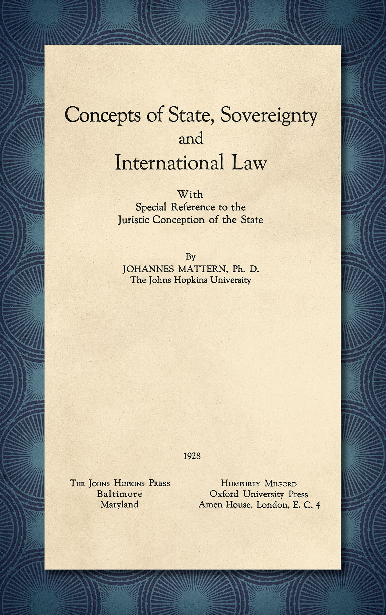 Concepts Of State Sovereignty And International Law With Special By