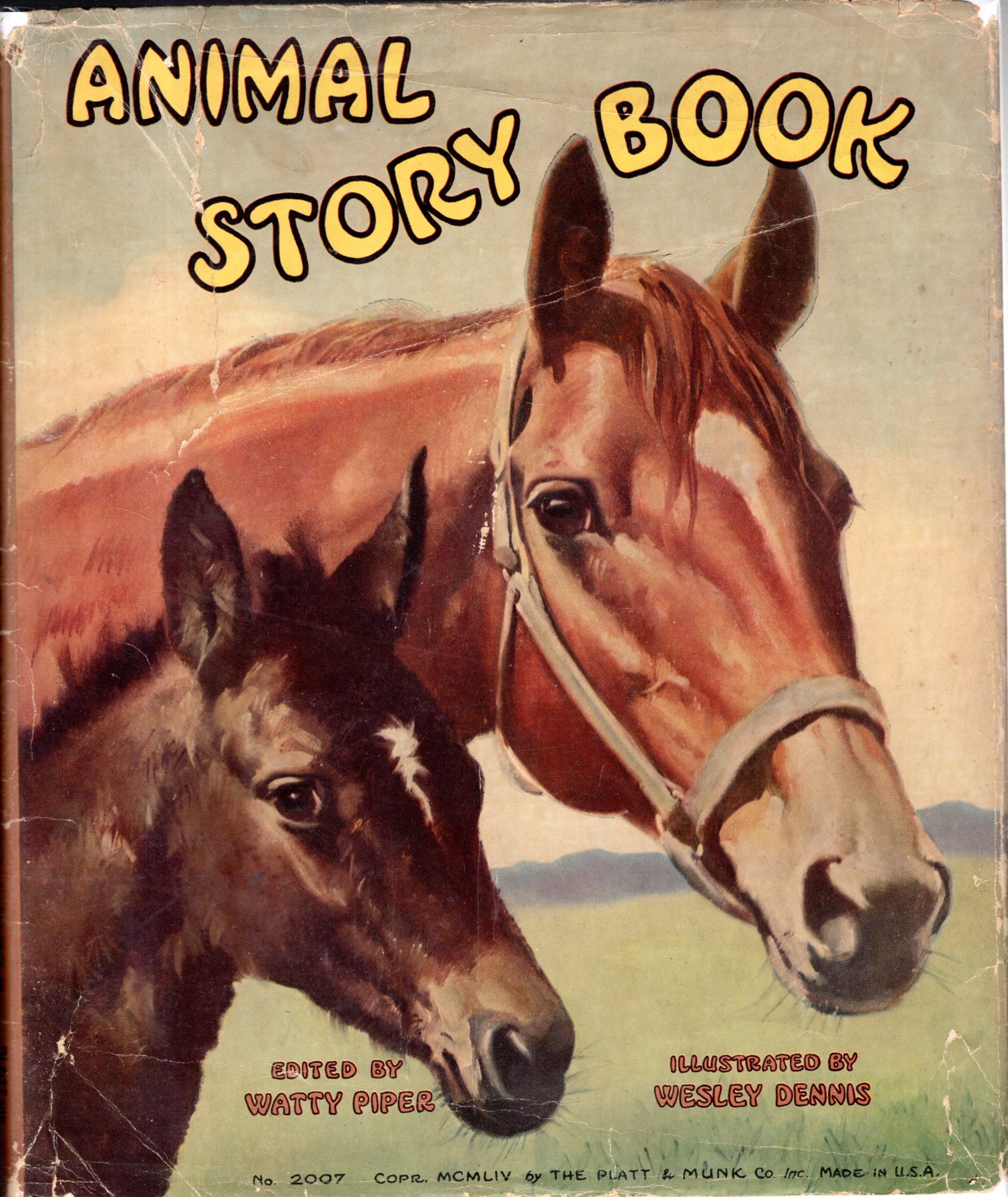 Animal Story Book by Piper, Watty (Editor): Very Good Hardcover (1954 ...