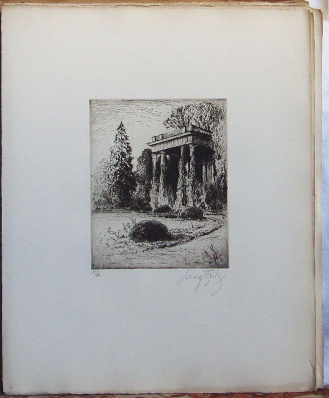 Mark Brandenburg. 30 Originalradierungen von Georg Fritz mit einem ...