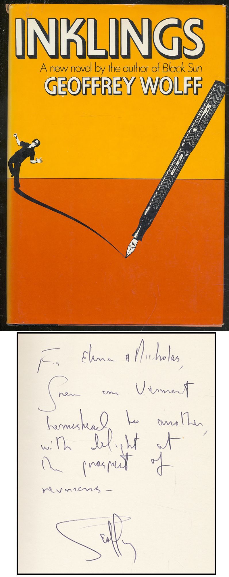 Inklings by WOLFF, Geoffrey: Fine Hardcover (1977) | Between the Covers ...