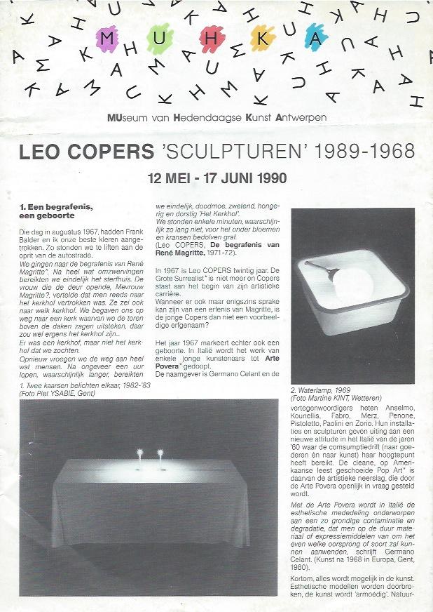 MUHKA : Leo Copers 'Sculpturen' 1989-1968 by Pas, Johan: Good No ...