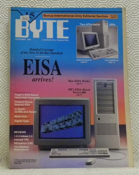 BYTE. The small systems journal. November 1989. Detailed Coverage of ...