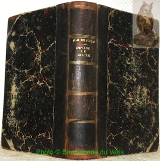 Devant le Siècle. von DE VOGUE, E.-M.: reliure demi-basane. (1896 ...
