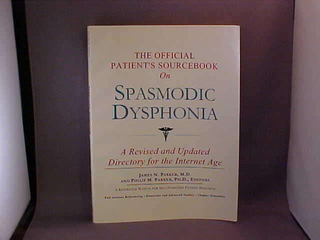 The Official Patient's Sourcebook on Spasmodic Dysphonia by Icon Health ...