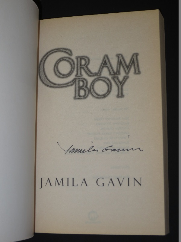 Coram Boy [SIGNED] by Jamila Gavin: Near Fine Paperback. Printed pages ...