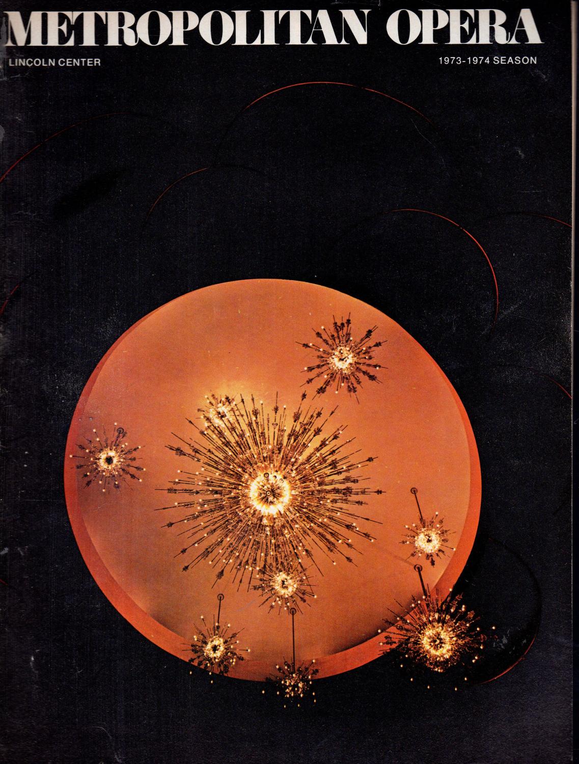 Metropolitan Opera: (1973-1974 Season): October, 1973 by Kolodin ...