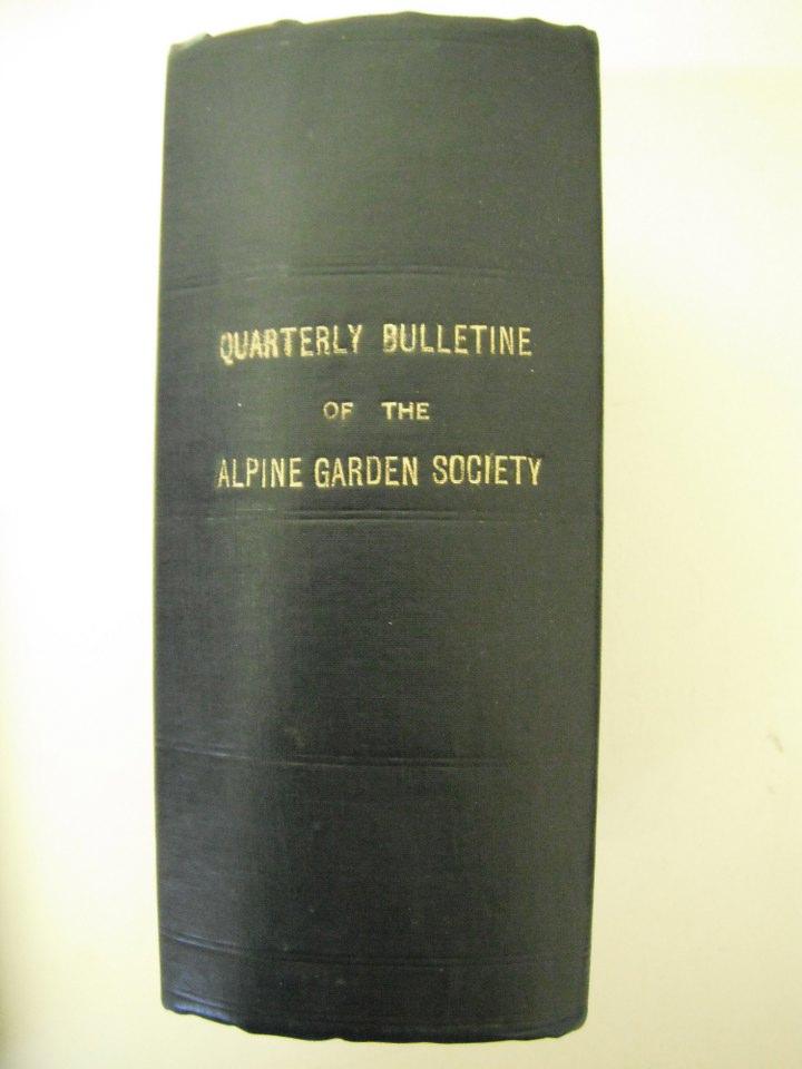 Quarterly Bulletin of the Alpine Garden Society: 4 Years in 1 Volume ...
