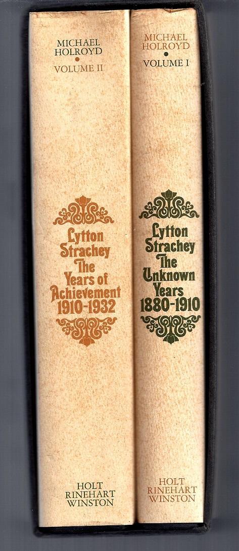 Lytton Strachey: A Critical Biography (2 Volumes) by Holroyd, Michael ...