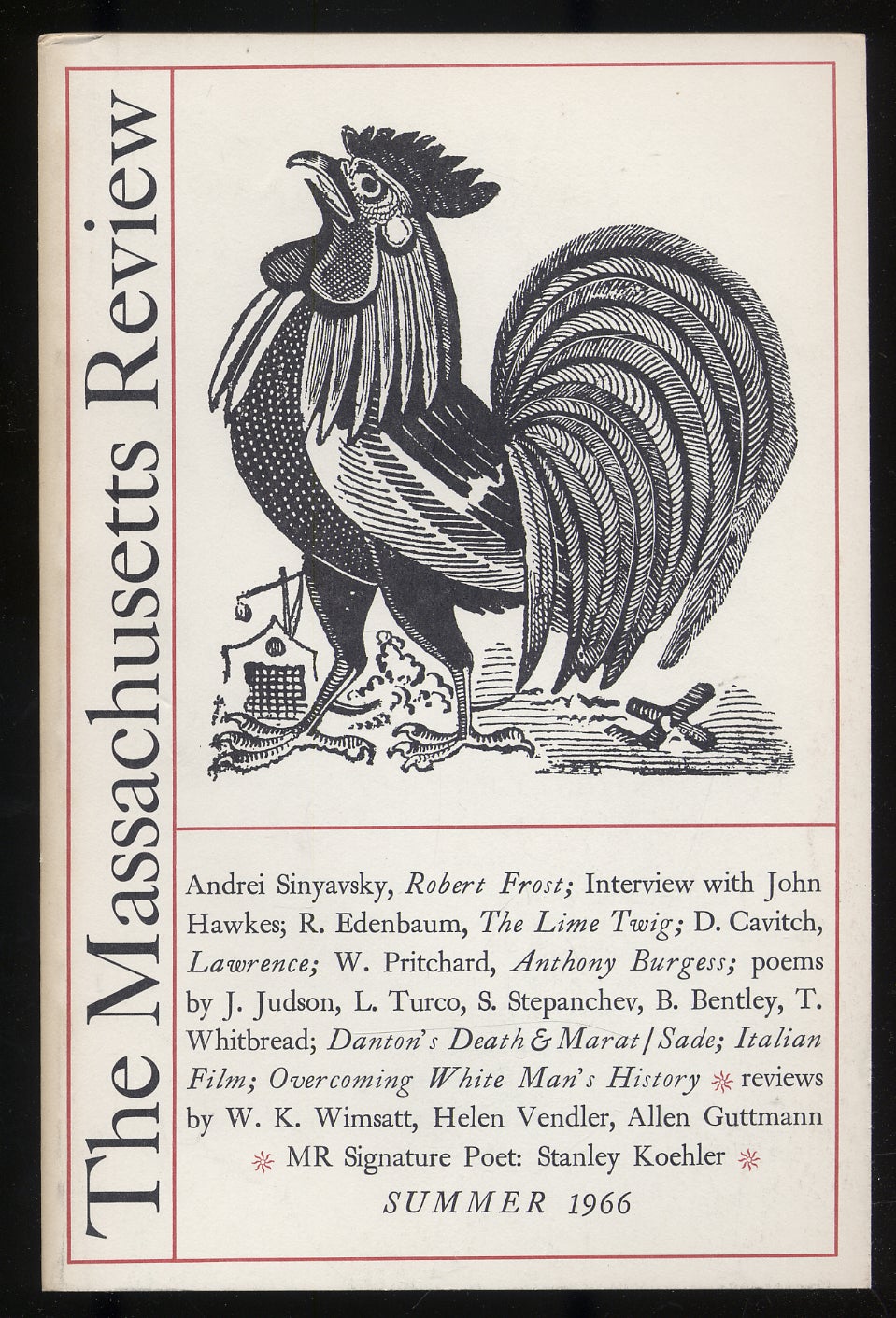 The Massachusetts Review: Summer 1966: Fine Softcover (1966) | Between ...