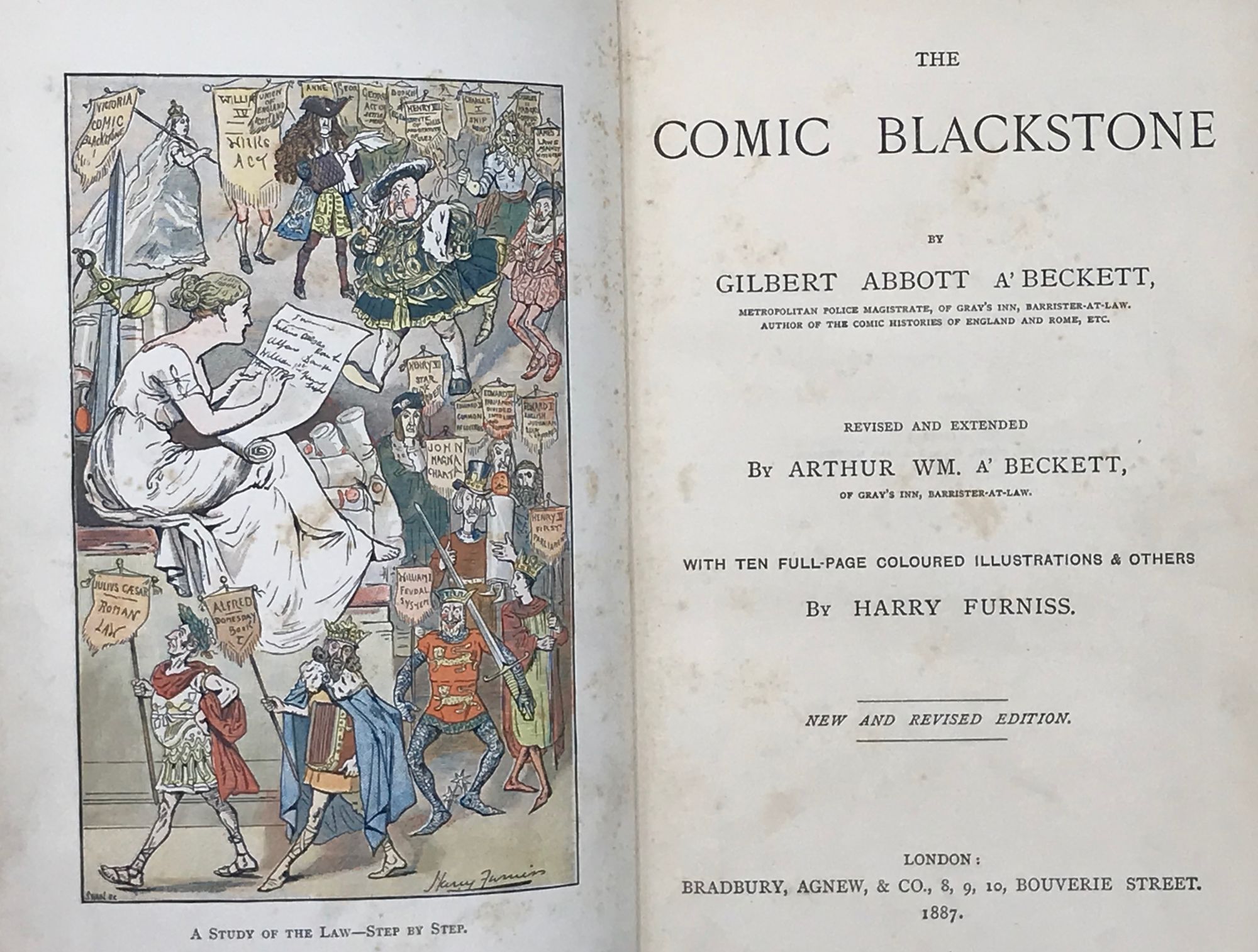 The Comic Blackstone. Revised and Extended by Arthur Wm. A'Beckett ...
