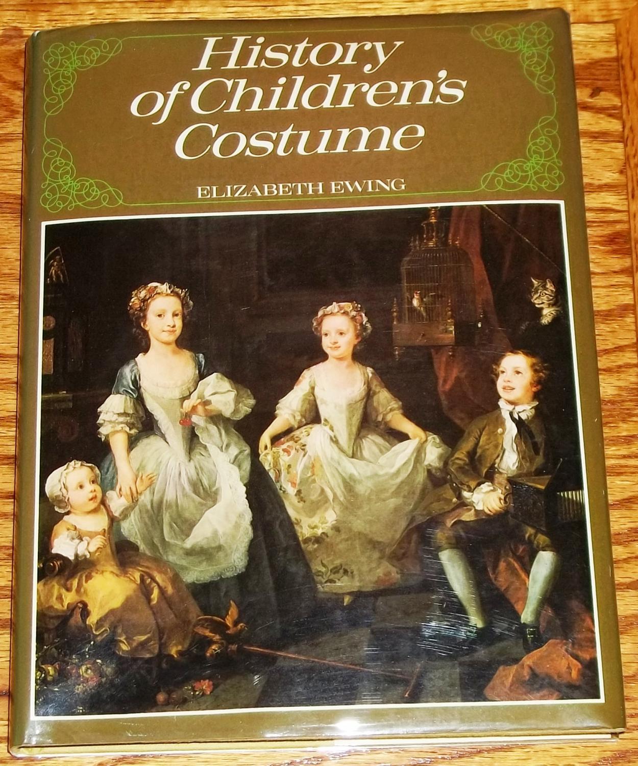 History of Children's Costume by Elizabeth Ewing: (1977) | My Book Heaven