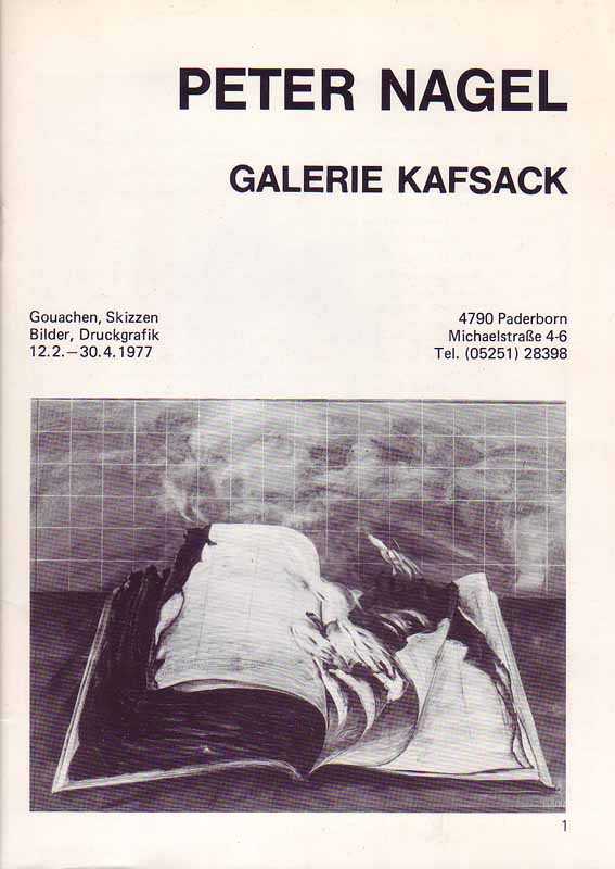 Peter Nagel. Gouachen, Skizzen, Bilder, Druckgraphik ...