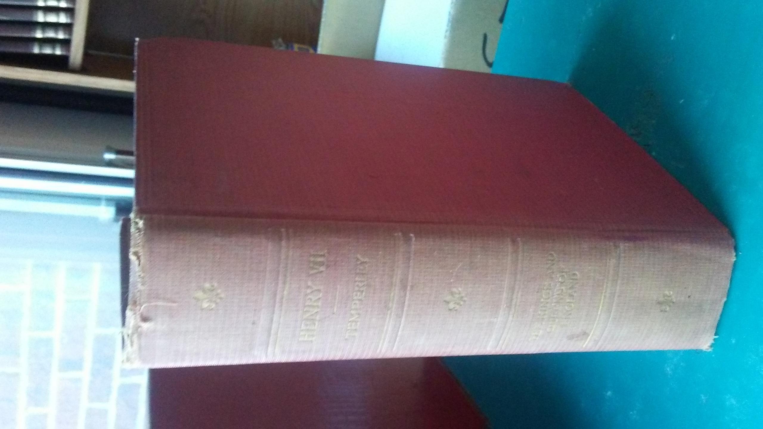 HENRY VII by GLADYS TEMPERLEY: Good Hardcover (1914) 1st Edition ...