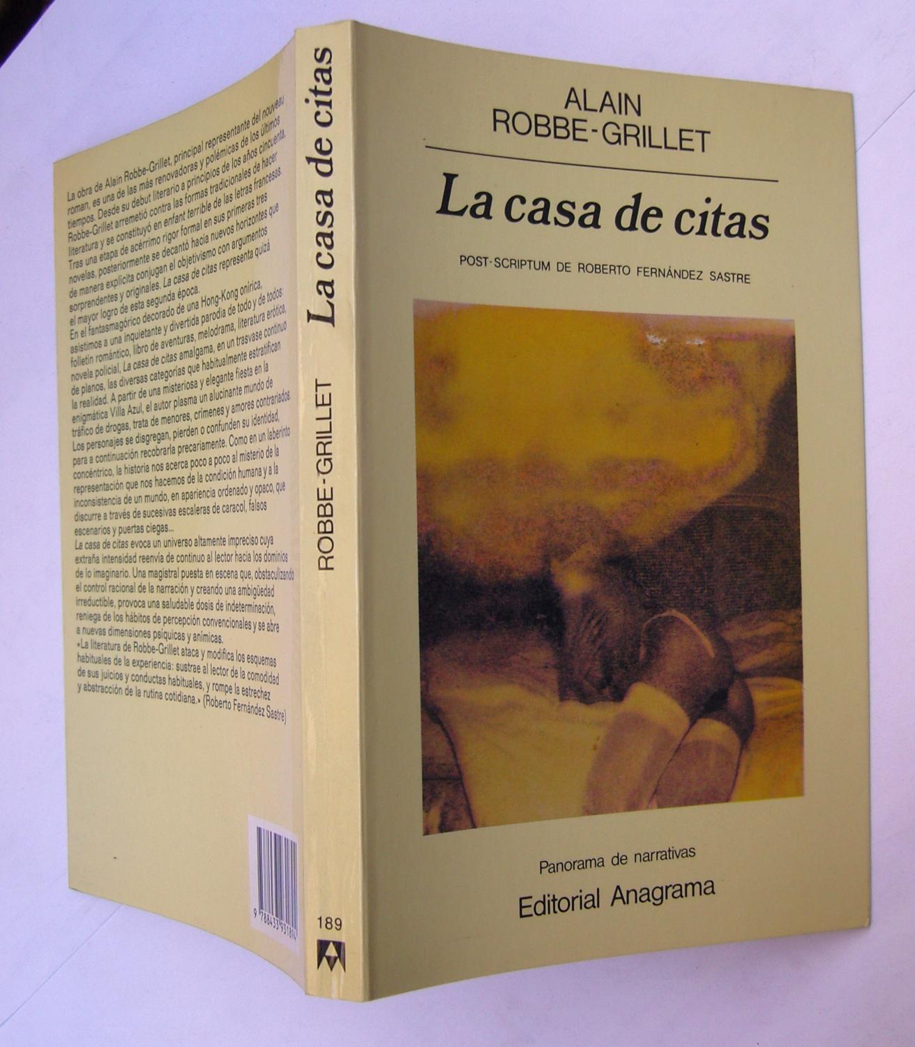 La Casa De Citas by Alain Robbe-Grillet: Muy bien Tapa blanda (1990 ...