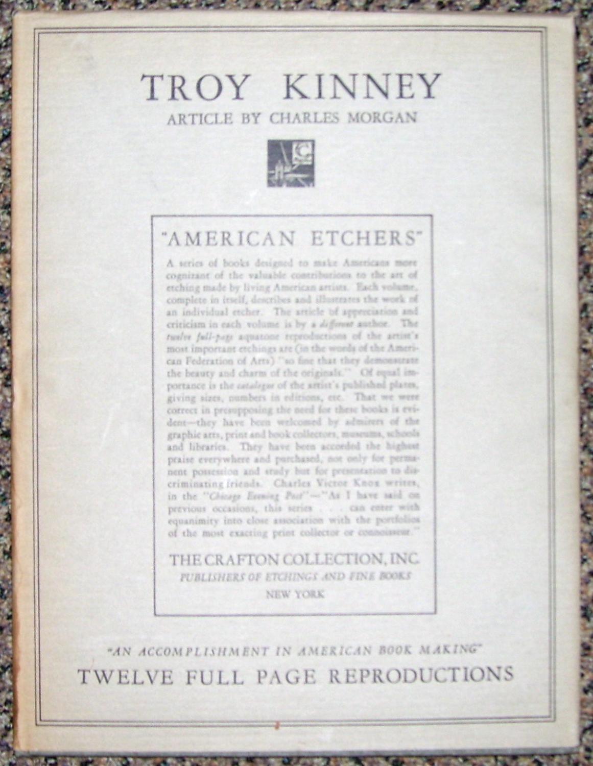 Troy Kinney, with an introduction by Charles Lemon Morgan. Compiled by ...