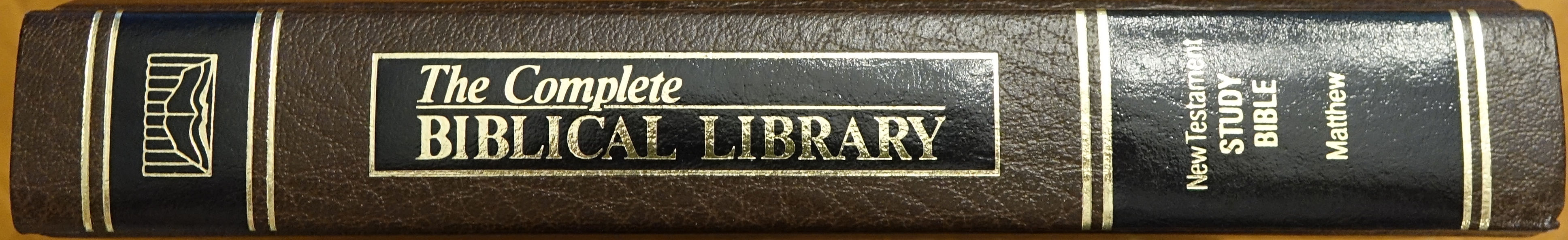 The Complete Biblical Library: New Testament Study Bible - Matthew ...