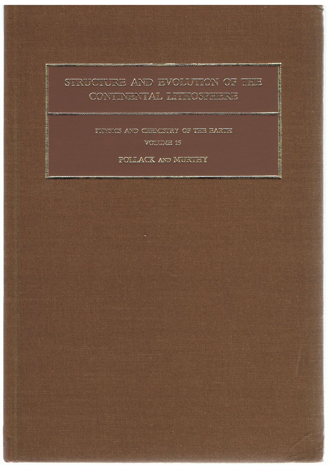 Structure and Evolution of the Continental Lithosphere. by Pollack ...