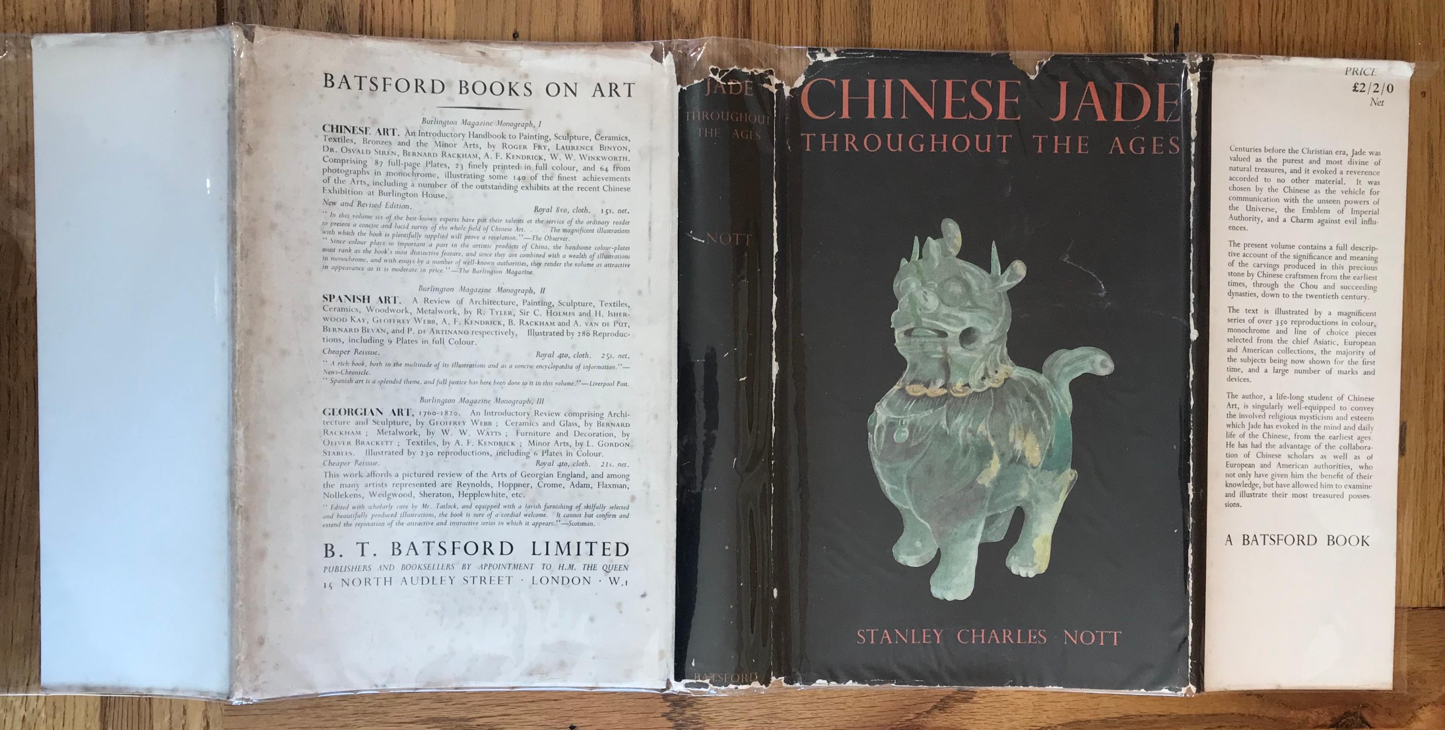 CHINESE JADE THROUGHOUT THE AGES by NOTT STANLEY CHARLES: Hard Cover ...