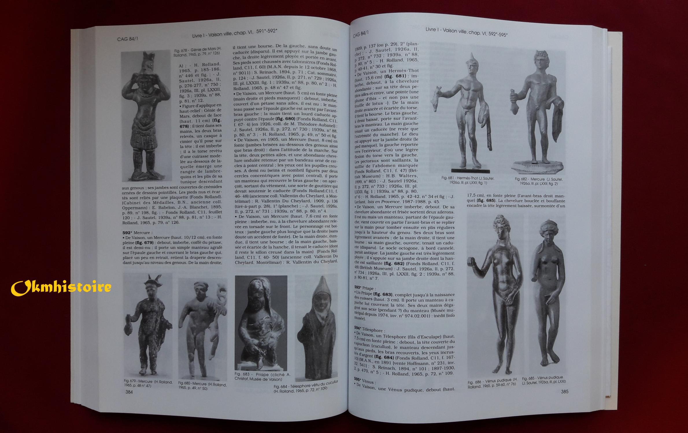 Carte archéologique de la Gaule 84/1 --------- Vaison-la-Romaine et ses ...