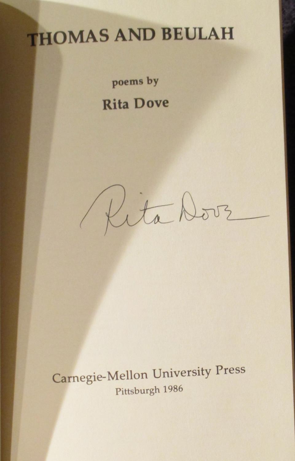 Mother Love; Thomas and Beulah; Museum by Dove, Rita: Near Fine Soft ...