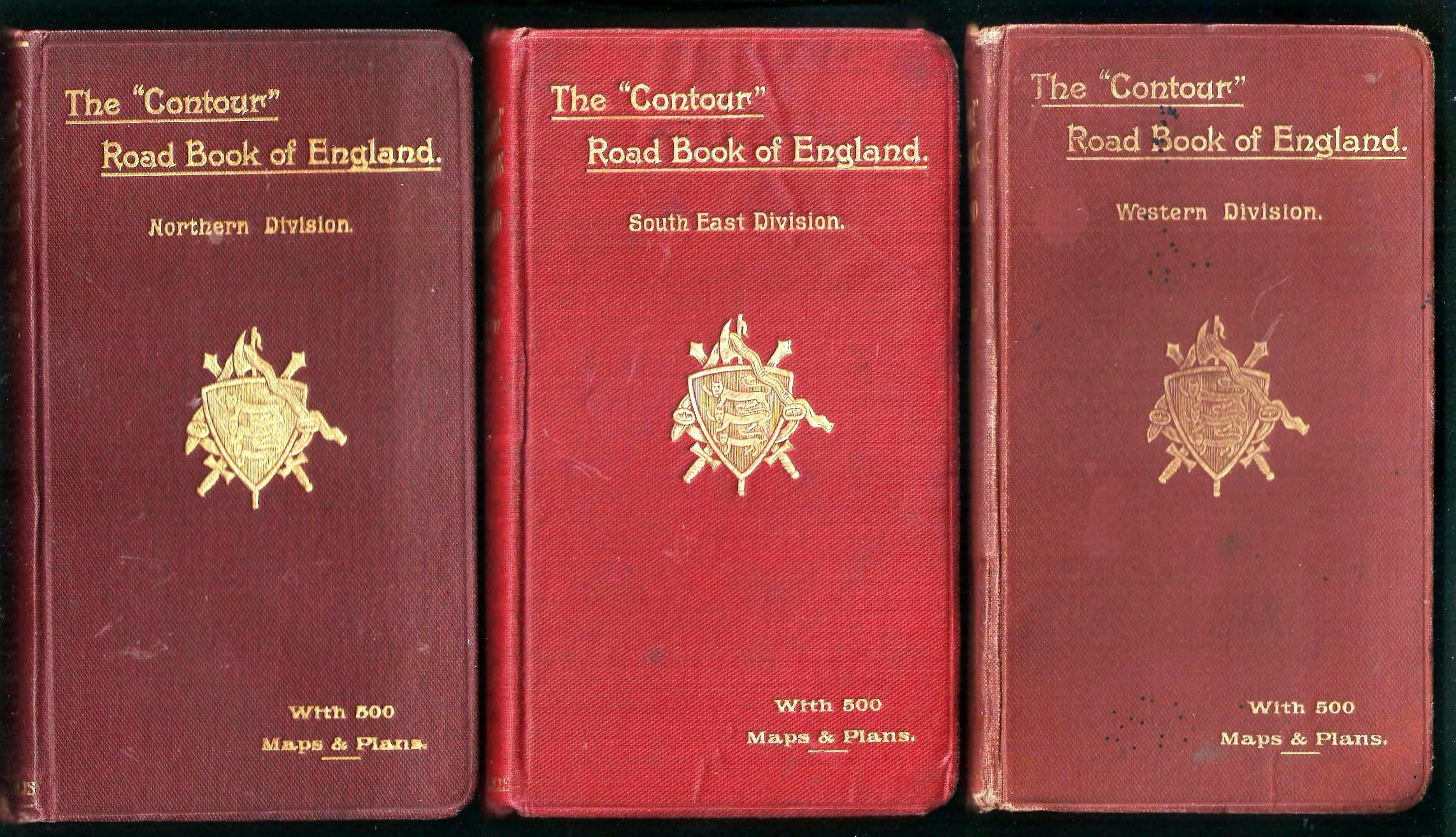 The "Contour" Road Book of England (3 volume set) by Inglis, Harry R G ...