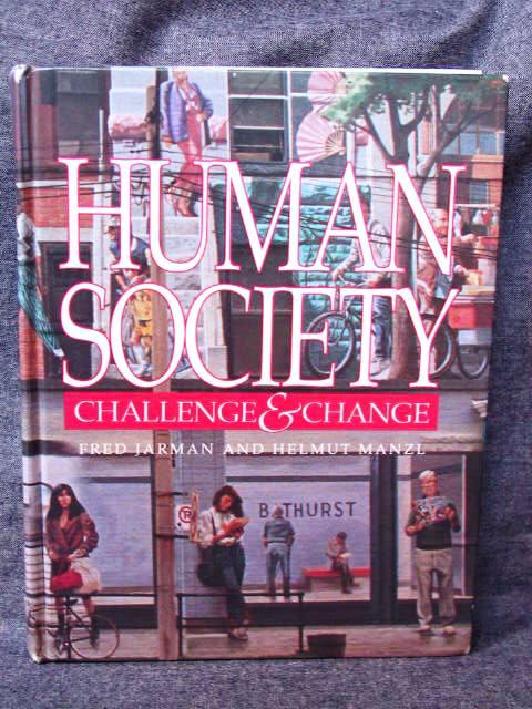 Human Society by Jarman, Frederick; Manzl, Helmut: Good Hard Cover ...