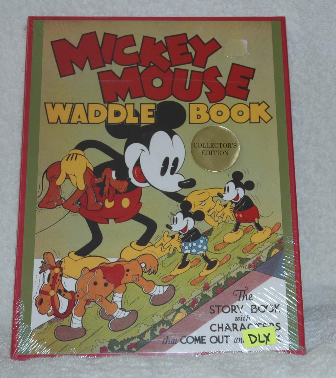MICKEY MOUSE WADDLE BOOK by Disney, Walt. Illustrated by Walt Disney ...
