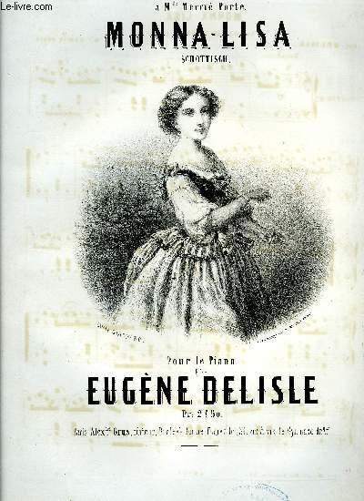 MONNA-LISA by DELISLE E.: Sheet Music | Le-Livre