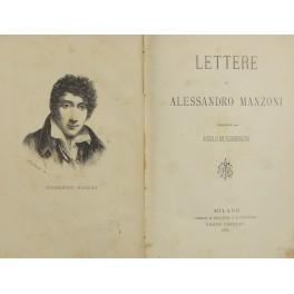Lettere di Alessandro Manzoni von De Gubernatis Angelo: m.tela (1881 ...