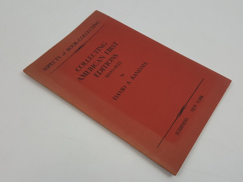 Aspects of Book-Collecting: Collecting American First Editions 1900 ...