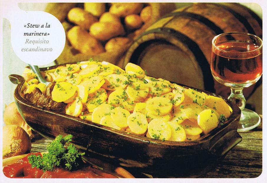 DIPTICO CON LA RECETA DE COCINA "STEW A LA MARINERA" REQUISITO ...