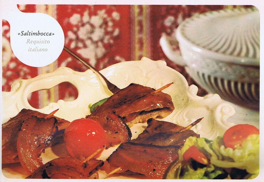 DIPTICO CON LA RECETA DE COCINA "SALTIMBOCCA" REQUISITO ITALIANO ...