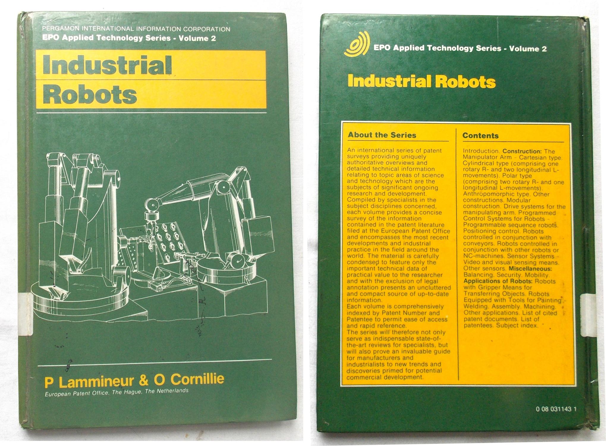 Industrial Robots (EPO Applied Technology Series Vol.2) by Lammineur ...
